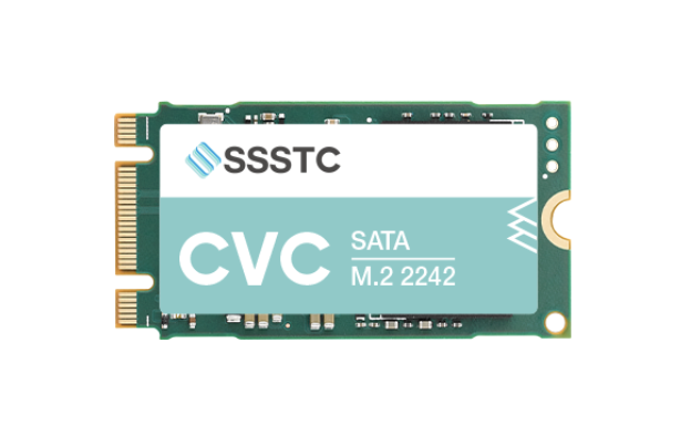SSSTC Industrial Sata CVC-4D1024 M.2 2242, S-temp - CVC - Indesmatech ApS